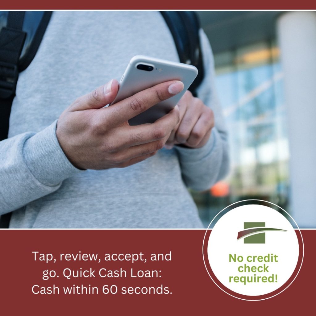 Introducing our new Quick Cash Loan for fast cash!